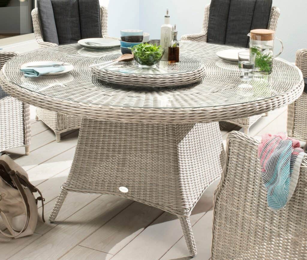 Polyrattan Tisch Rund