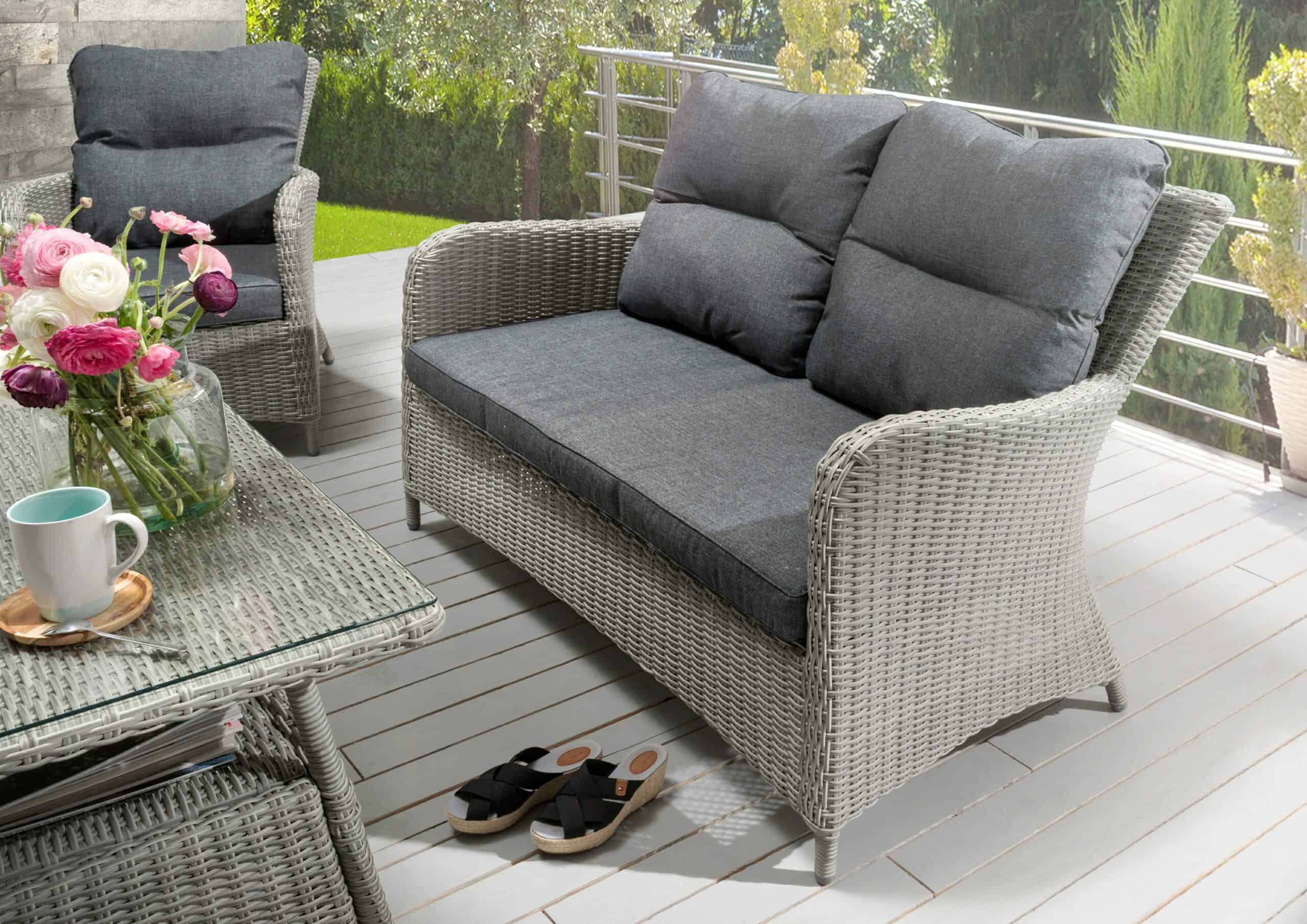 Destiny Gartenlounge-Set »PAGUERA«, (12 tlg.), 2 Sessel, 2er-Sofa ...